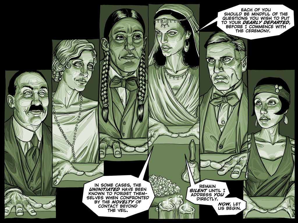 Séance Page 3 - False Positive: A Horror, Sci-Fi & Fantasy Webcomic ...
