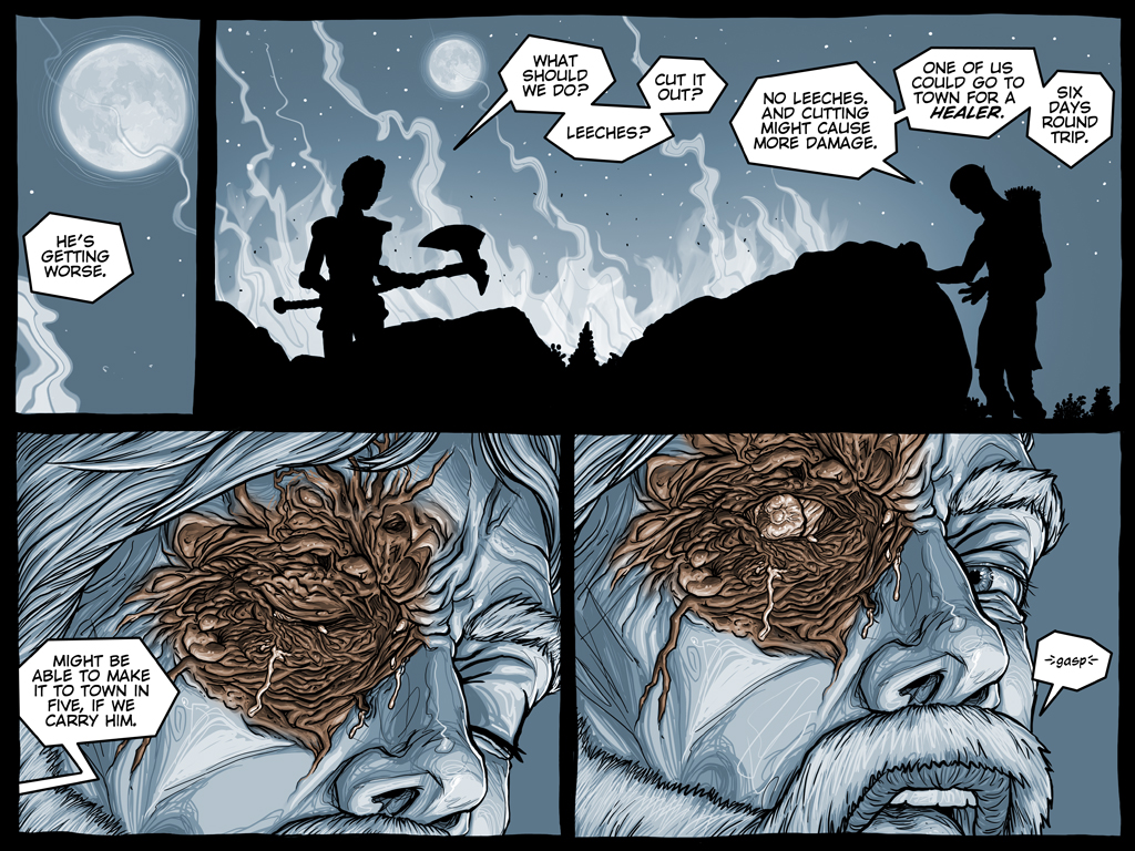 Stink Eye Page 10 - False Positive: A Horror, Sci-Fi & Fantasy Webcomic ...