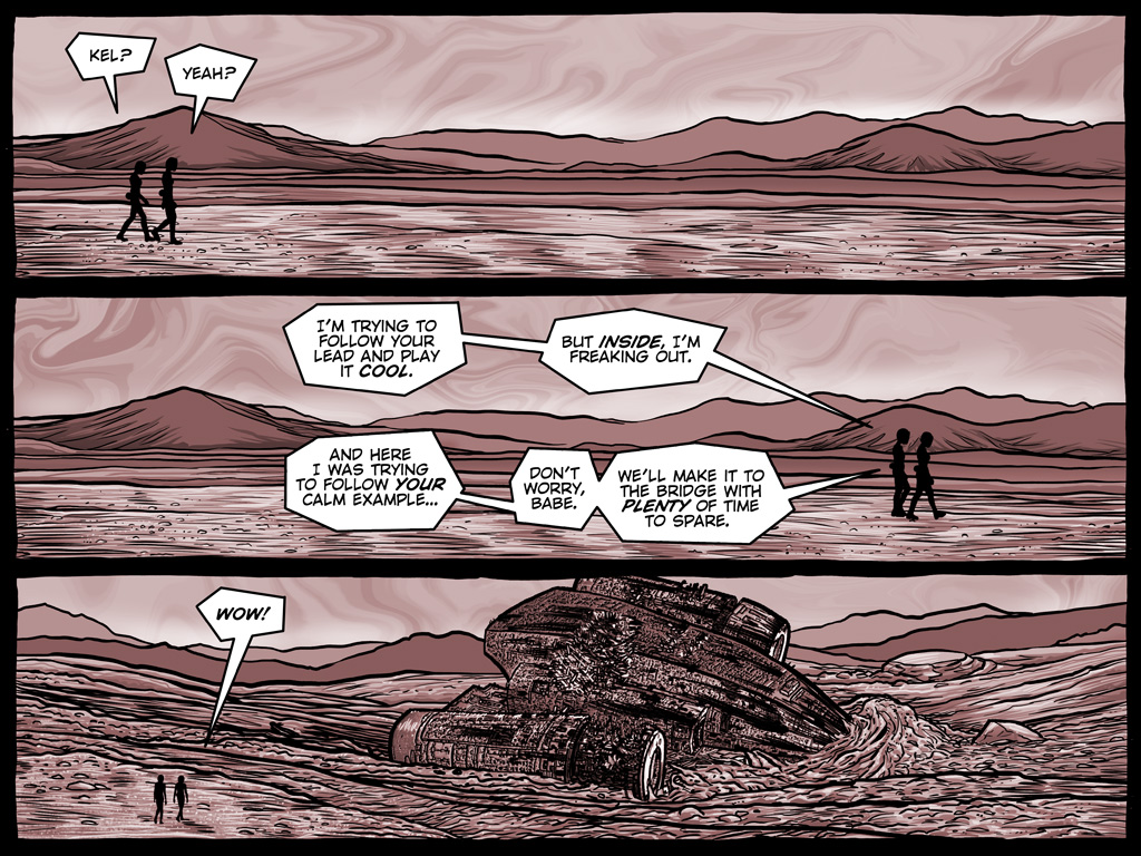 Sentinel Page 9 - False Positive: A Horror, Sci-Fi & Fantasy Webcomic ...